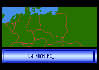 Screenshot of Maps Europe (Atari 8-bit, 1984) - MobyGames