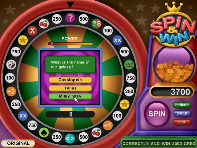 Screenshot of Spin & Win (Windows, 2004) - MobyGames