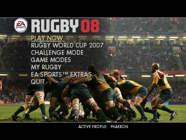 Screenshot of Rugby 08 (Windows, 2007) - MobyGames