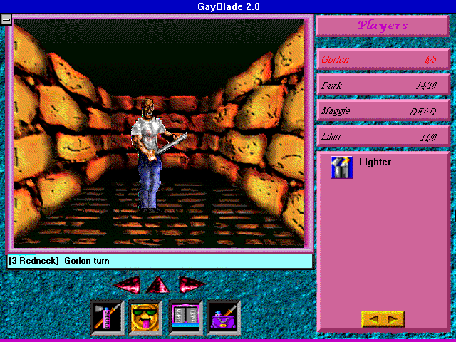 Screenshot of GayBlade (Windows 3.x, 1992) - MobyGames