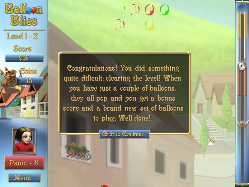 Screenshot of Balloon Bliss (Windows, 2008) - MobyGames