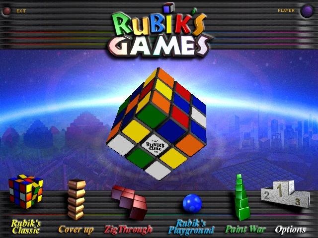 Screenshot of Rubik's Games (Windows, 1999) - MobyGames