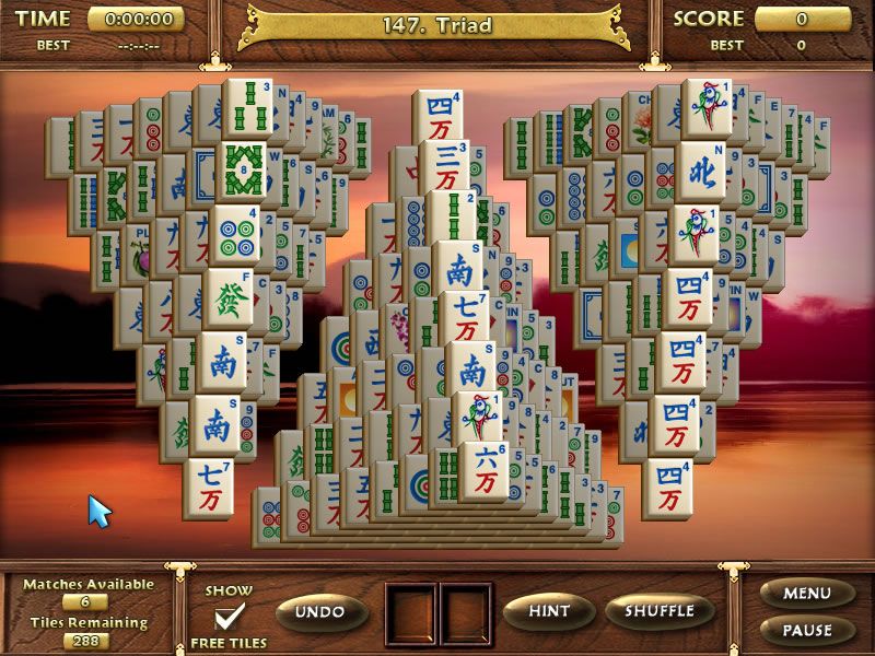 Screenshot of Mahjong Escape: Ancient Japan (Windows, 2006) - MobyGames