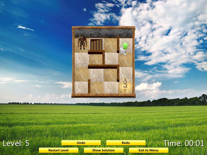 Screenshot of Theseus and the Minotaur (Windows, 2007) - MobyGames