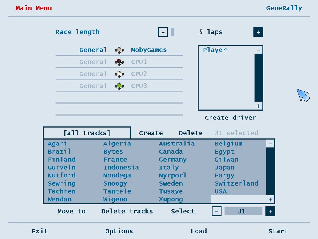 Screenshot of GeneRally (Windows, 2002) - MobyGames