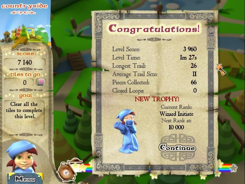 Screenshot of Color Trail (Windows, 2007) - MobyGames