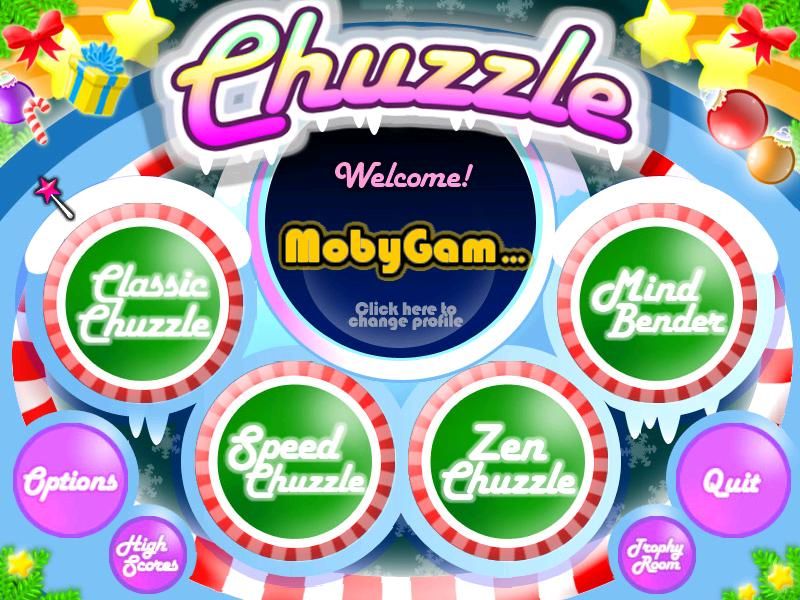 Screenshot of Chuzzle: Christmas Edition (Windows, 2008) - MobyGames