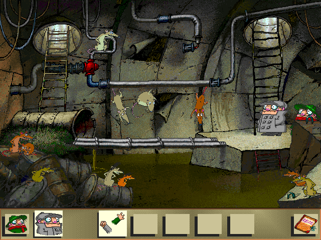 Screenshot of Pilot Brothers: On the Track of Striped Elephant (Windows ...