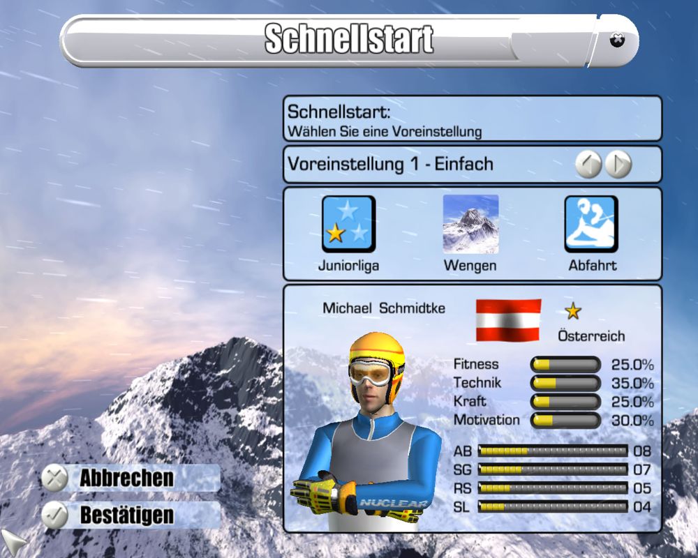 Screenshot of Alpine Skiing 2005 (Windows, 2004) - MobyGames