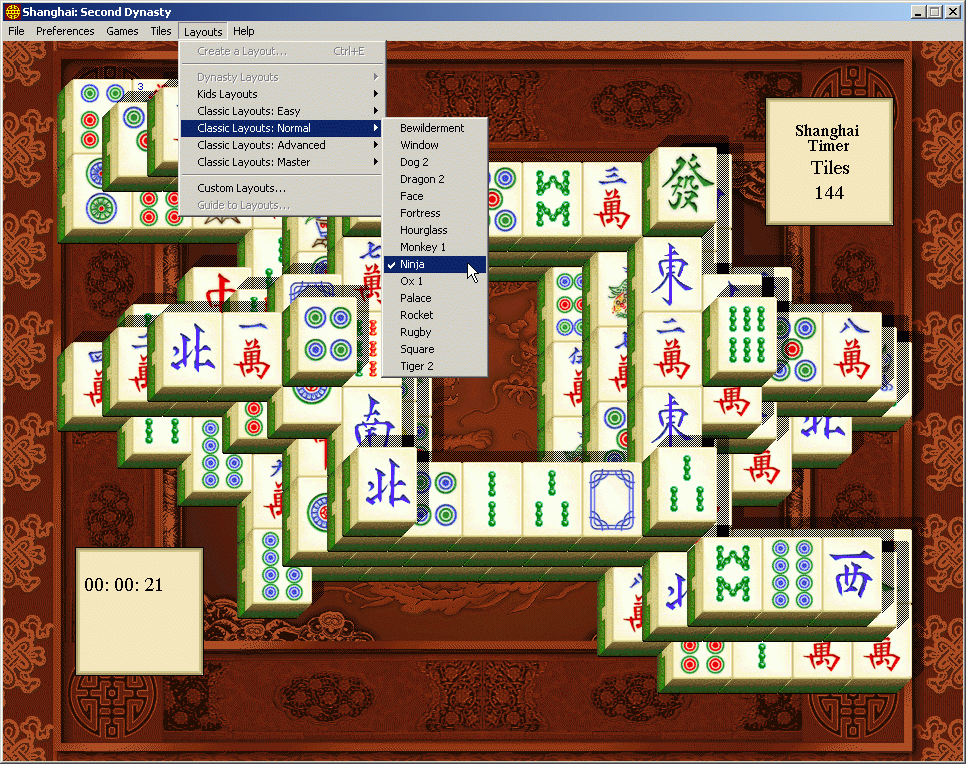 Screenshot of Shanghai: Second Dynasty (Windows, 1999) - MobyGames