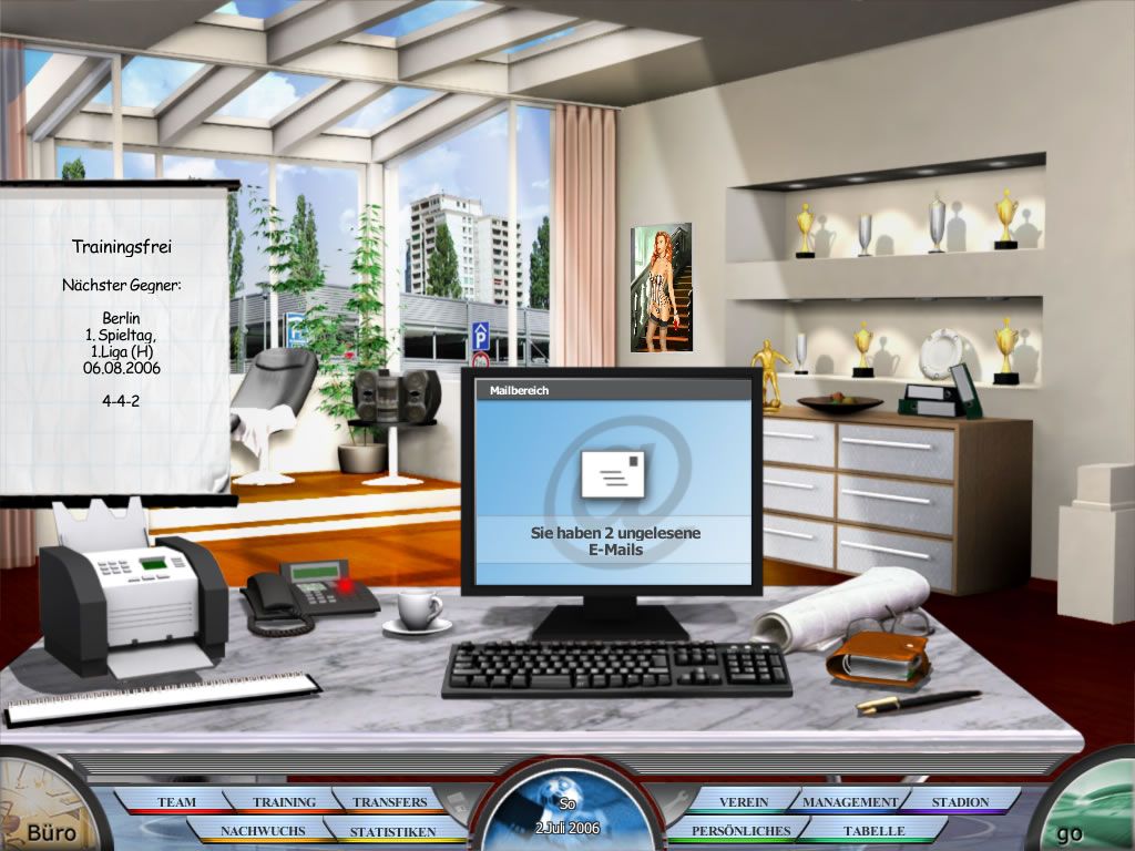 Screenshot of Anstoss 2007: Der Fußballmanager (Windows, 2006) - MobyGames