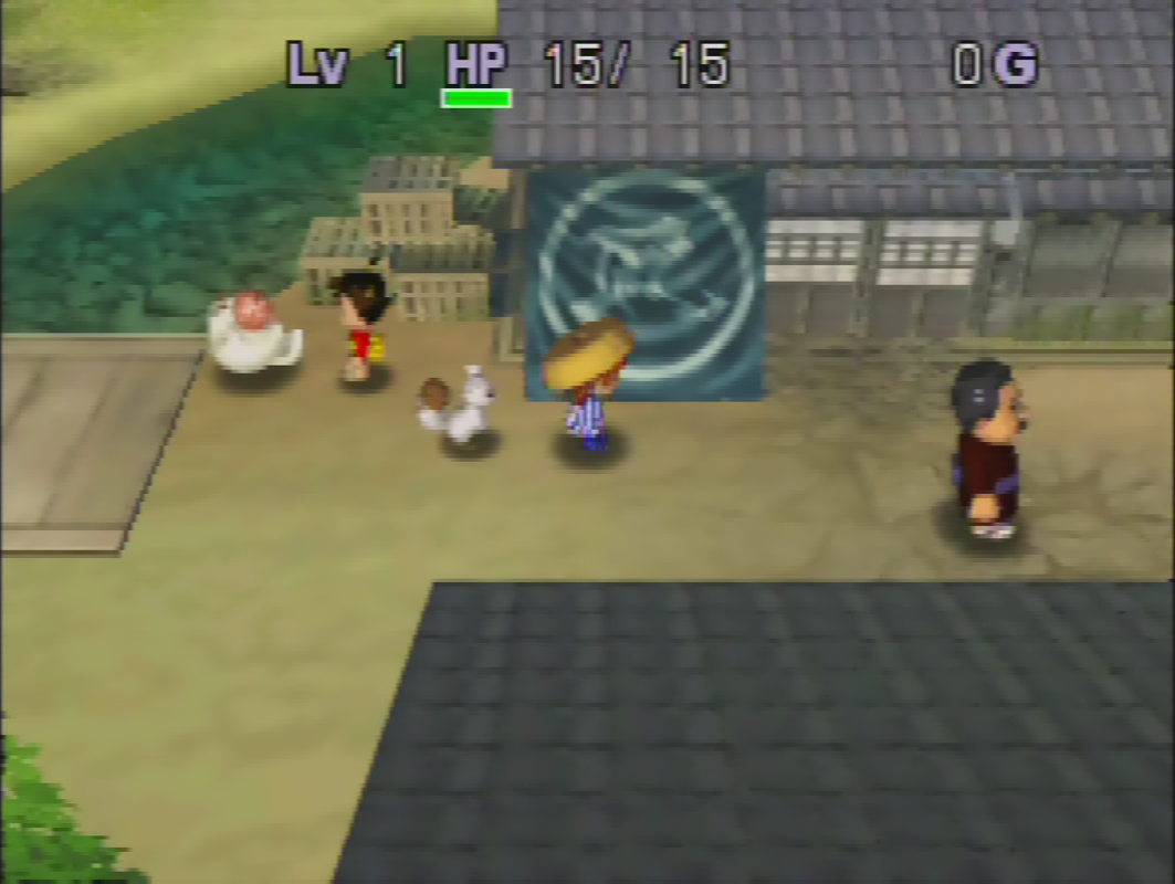 Screenshot of Fushigi no Dungeon: Fūrai no Shiren 2: Oni Shūrai! Shiren ...