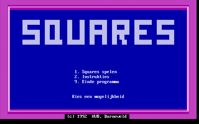 Squares (1992) - MobyGames