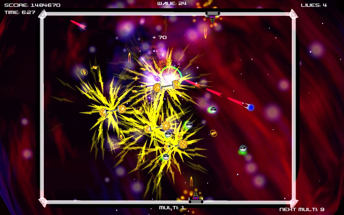 Screenshot of Bullet Candy Perfect (Windows, 2009) - MobyGames