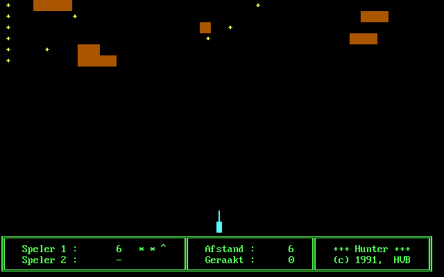 Screenshot of Hunter (DOS, 1991) - MobyGames