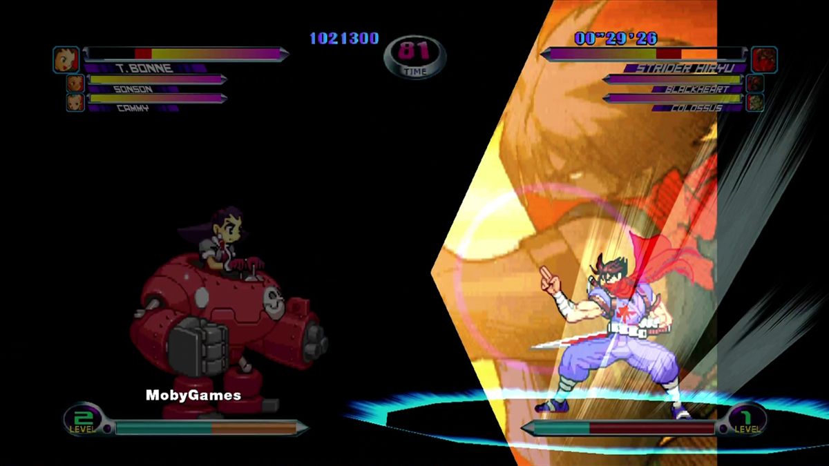 Screenshot of Marvel vs. Capcom 2 (Xbox 360, 2000) - MobyGames