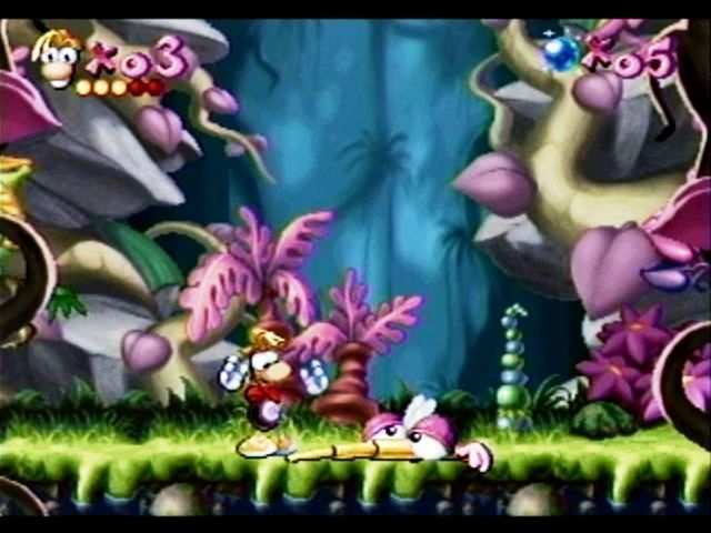 Screenshot of Rayman (SEGA Saturn, 1995) - MobyGames