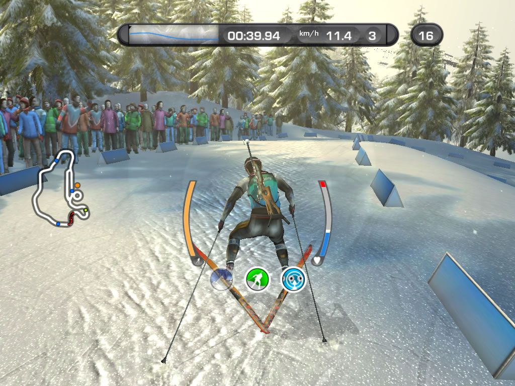 Screenshot of RTL Biathlon 2009 (Windows, 2008) - MobyGames
