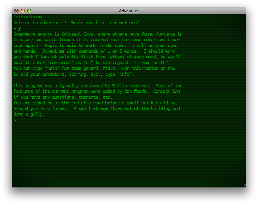 Screenshot of Adventure (Macintosh, 2003) - MobyGames