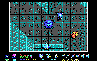 Screenshot of Stargoose Warrior (DOS, 1988) - MobyGames