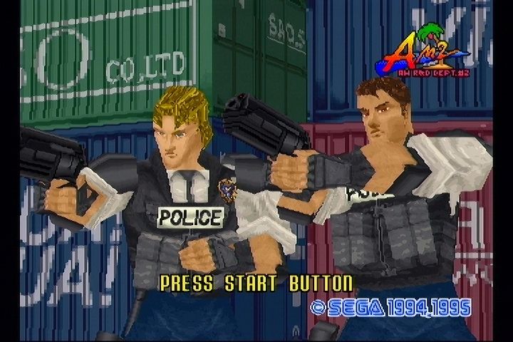 Screenshot of Virtua Cop (SEGA Saturn, 1994) - MobyGames
