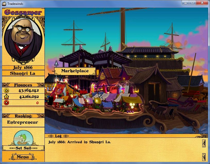 Screenshot of Tradewinds (Windows, 2003) - MobyGames