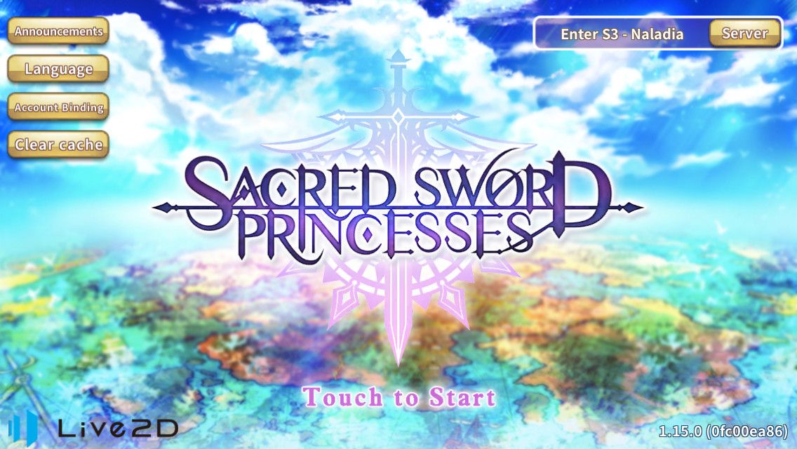 Screenshot of Sacred Sword Princesses (Browser, 2018) - MobyGames