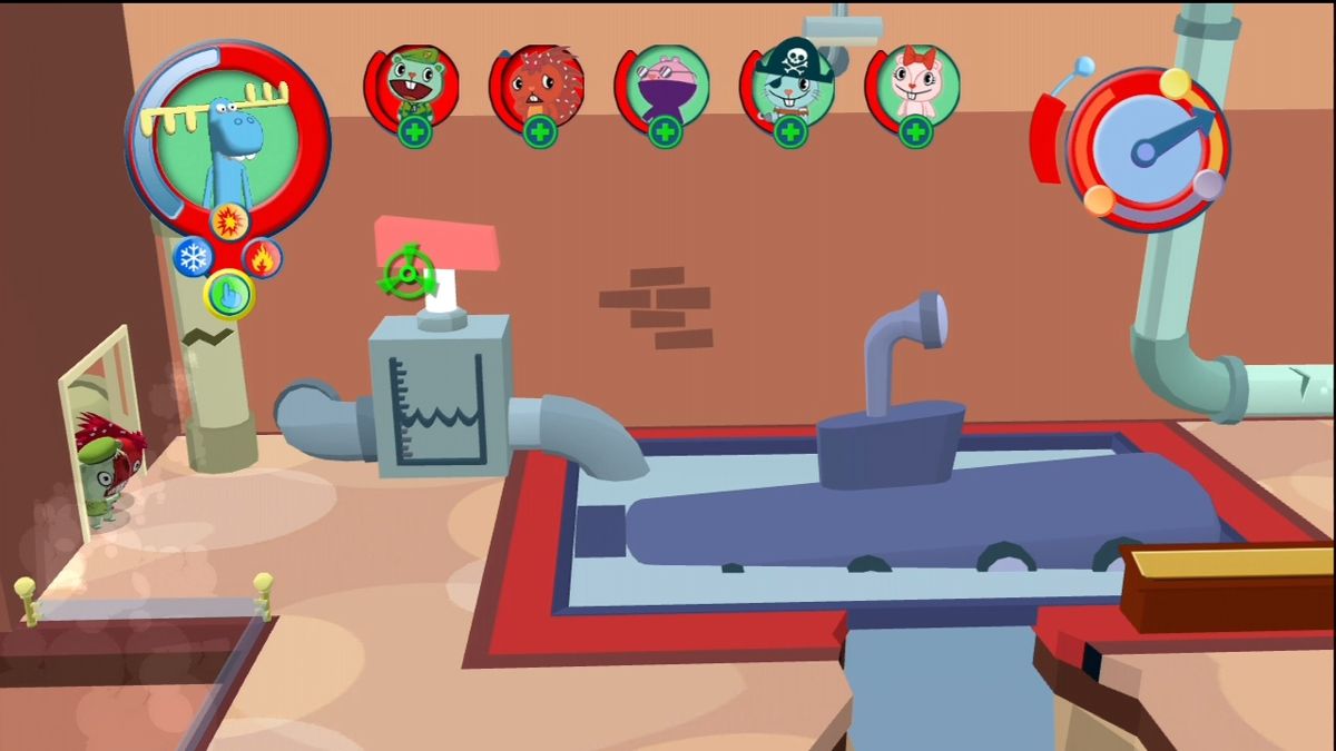 Screenshot of Happy Tree Friends: False Alarm (Xbox 360, 2008) - MobyGames