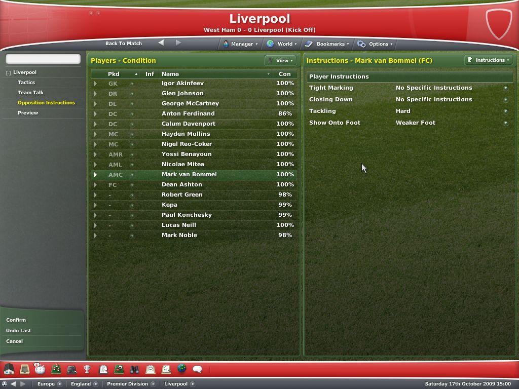 Screenshot of Worldwide Soccer Manager 2007 (Windows, 2006) - MobyGames
