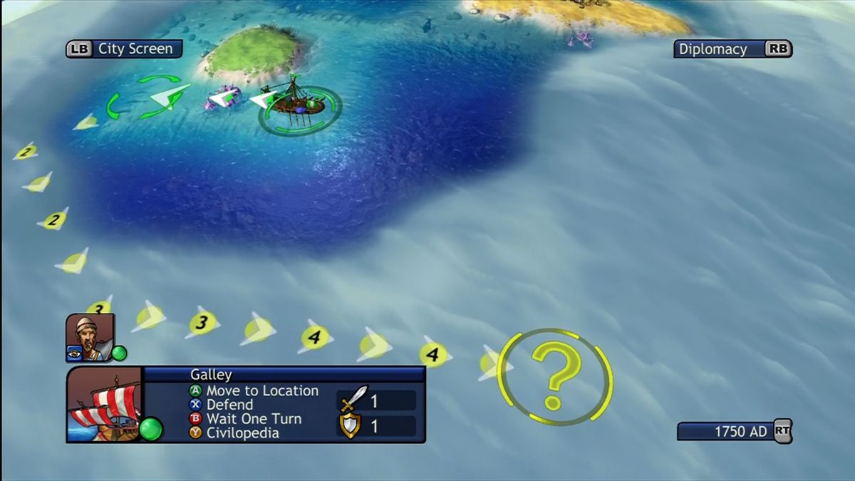 Screenshot of Sid Meier's Civilization: Revolution (Xbox 360, 2008 ...