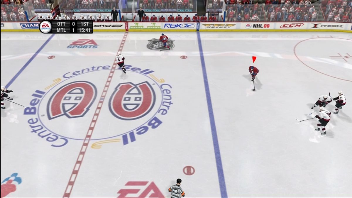 Screenshot of NHL 08 (Xbox 360, 2007) - MobyGames
