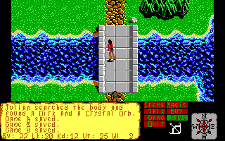 Screenshot of The Faery Tale Adventure: Book I (DOS, 1987) - MobyGames