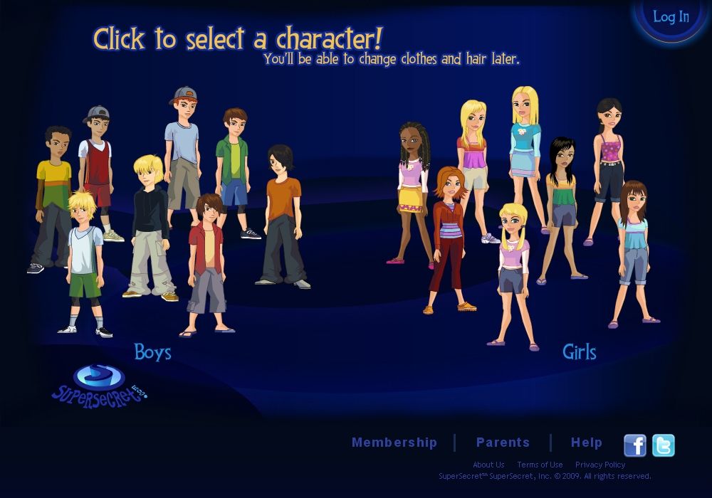 Screenshot of SuperSecret (Browser, 2009) - MobyGames
