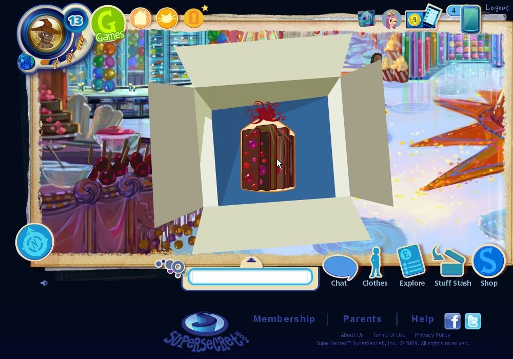 Screenshot of SuperSecret (Browser, 2009) - MobyGames