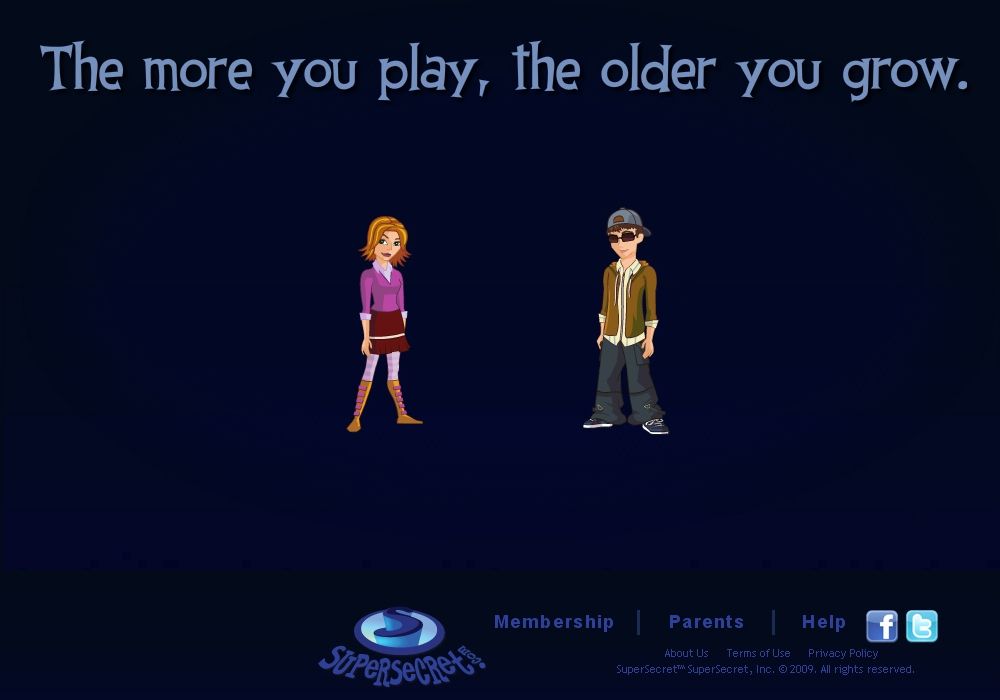 Screenshot of SuperSecret (Browser, 2009) - MobyGames