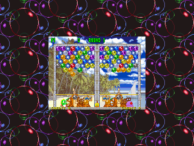 Screenshot of Bust-A-Move Again (DOS, 1995) - MobyGames