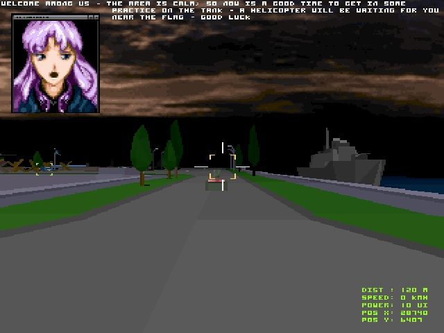 Screenshot of Metal Rage: Defender of the Earth (DOS, 1996) - MobyGames