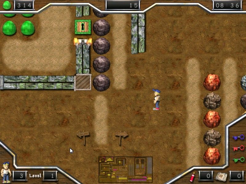 Screenshot of Jack's Boulder Match (Windows, 2004) - MobyGames