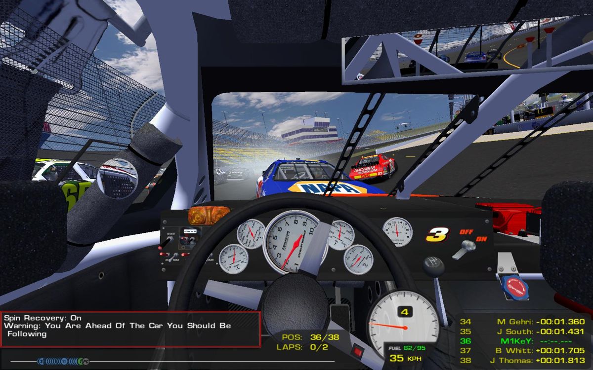 Screenshot of ARCA Sim Racing '08 (Windows, 2008) - MobyGames