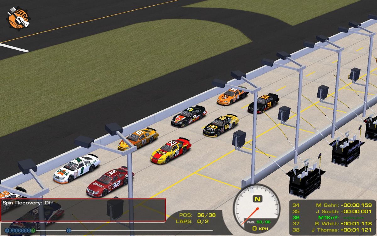 Screenshot of ARCA Sim Racing '08 (Windows, 2008) - MobyGames