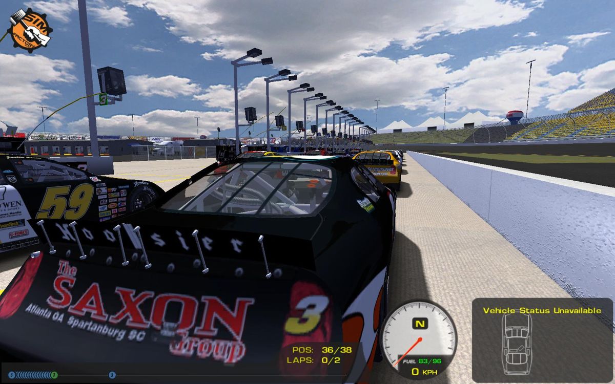 Screenshot of ARCA Sim Racing '08 (Windows, 2008) - MobyGames