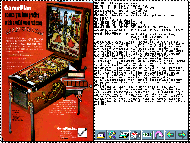 Screenshot of Pinball Arcade (DOS, 1994) - MobyGames