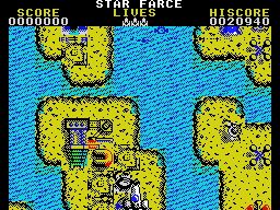 Screenshot of StarFarce (ZX Spectrum, 1988) - MobyGames