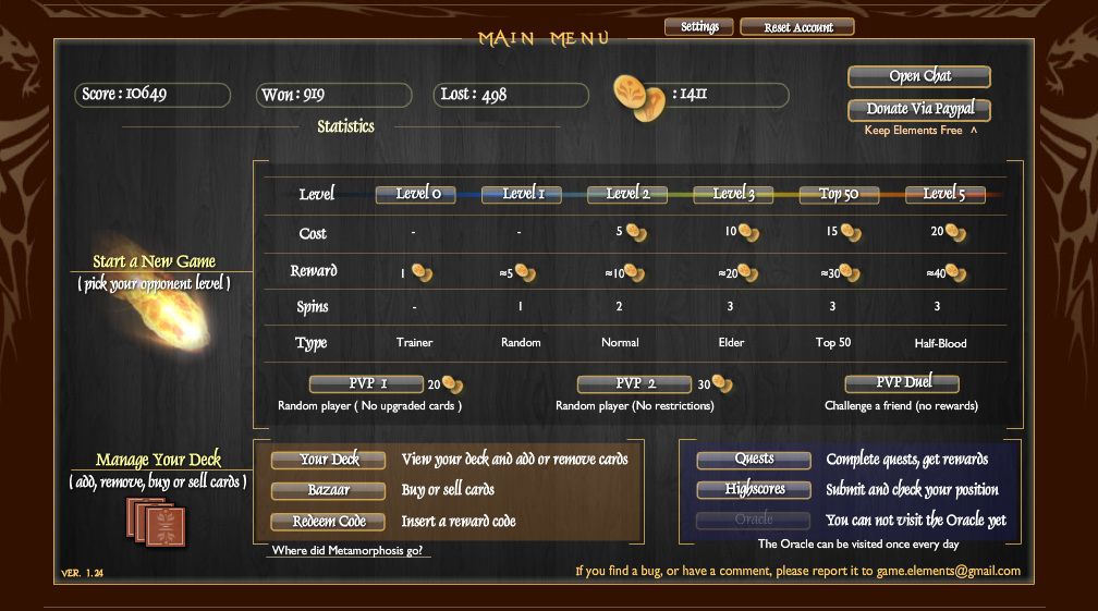 Screenshot Of Elements Browser 2009 Mobygames