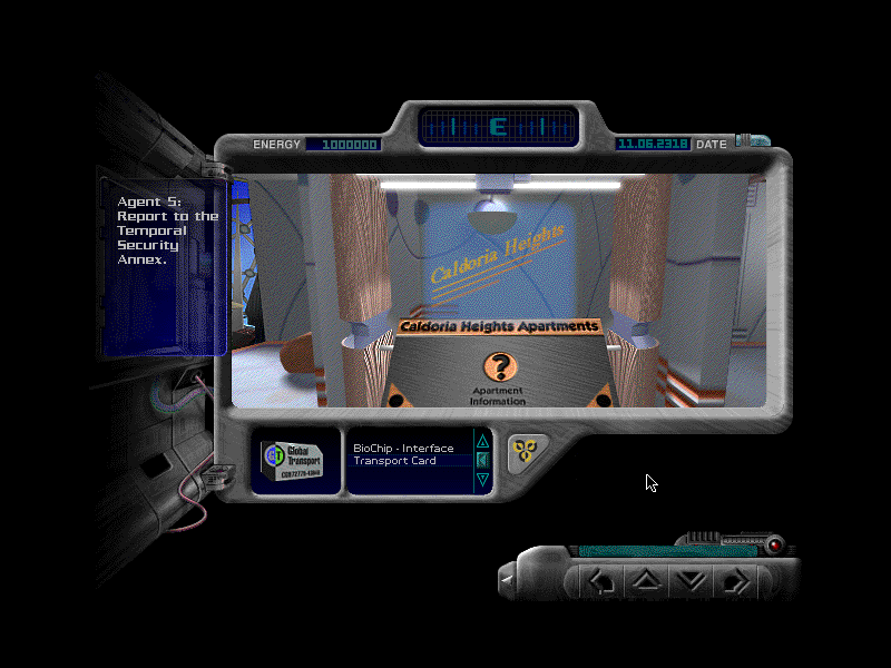 Screenshot of The Journeyman Project: Turbo! (Macintosh, 1994) - MobyGames