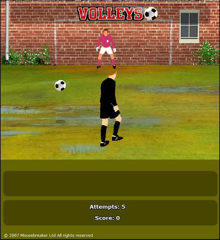 Screenshot of Jumpers for Goalposts (Browser, 2007) - MobyGames