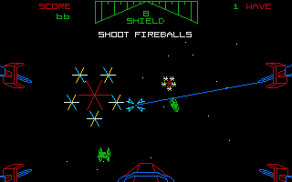 Screenshot of Star Wars (Atari ST, 1983) - MobyGames