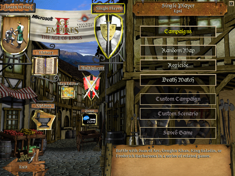 Screenshot of Age of Empires II: The Age of Kings (Windows, 1999 ...