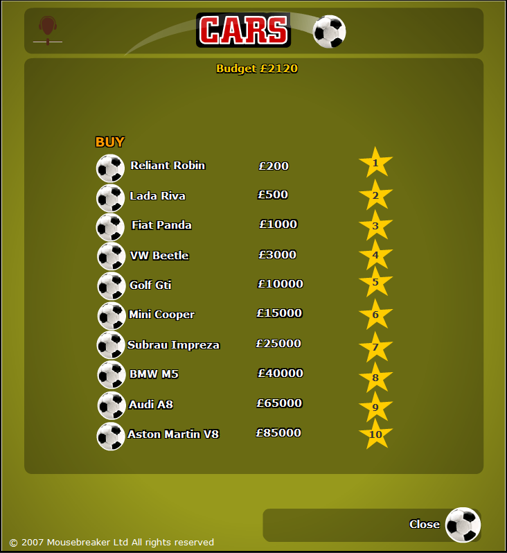 Screenshot of Jumpers for Goalposts (Browser, 2007) - MobyGames