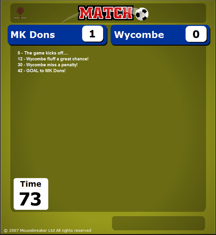 Screenshot of Jumpers for Goalposts (Browser, 2007) - MobyGames